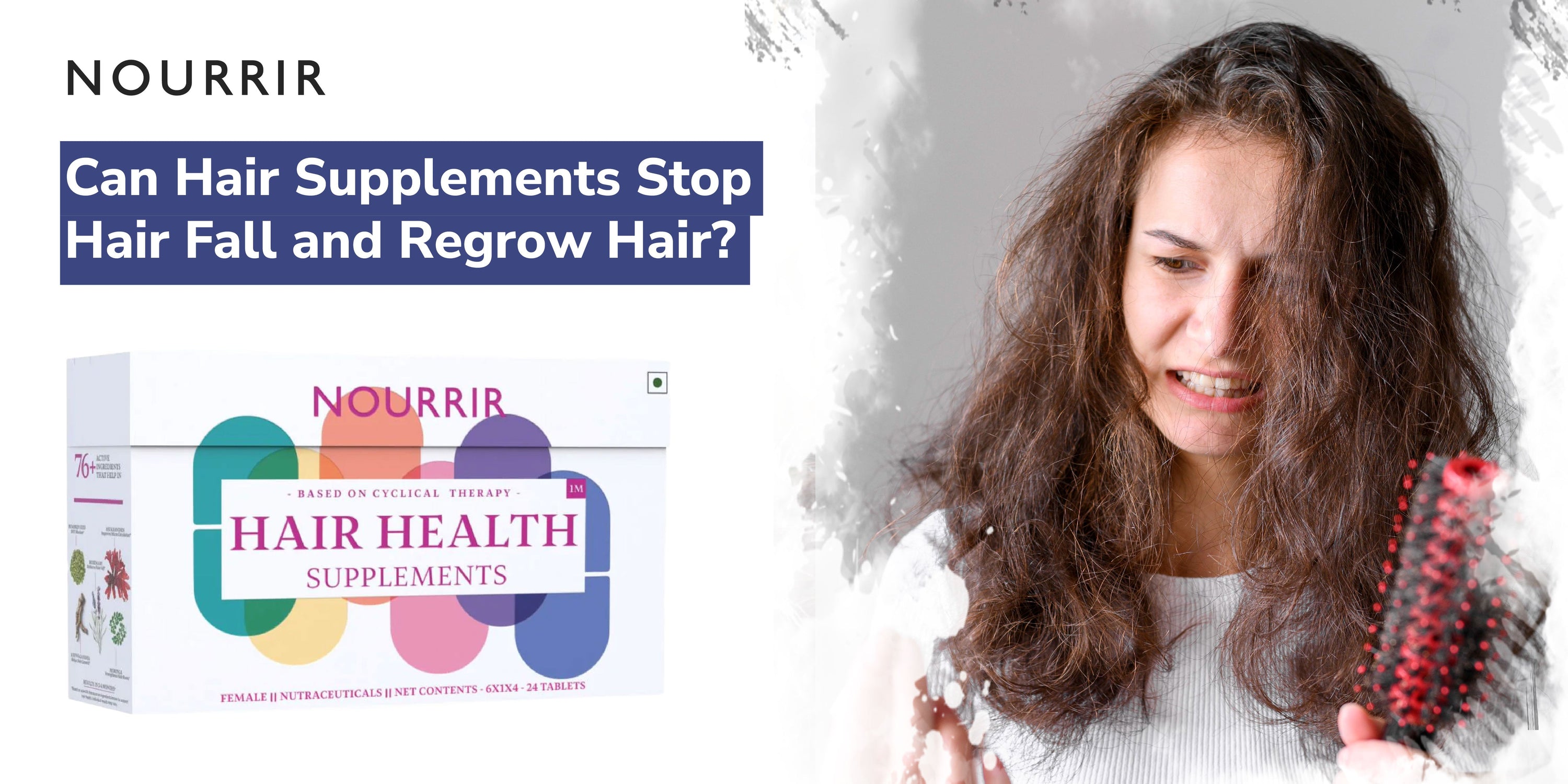 Can Hair Supplements Stop Hair Fall and Regrow Hair? – NOURRIR