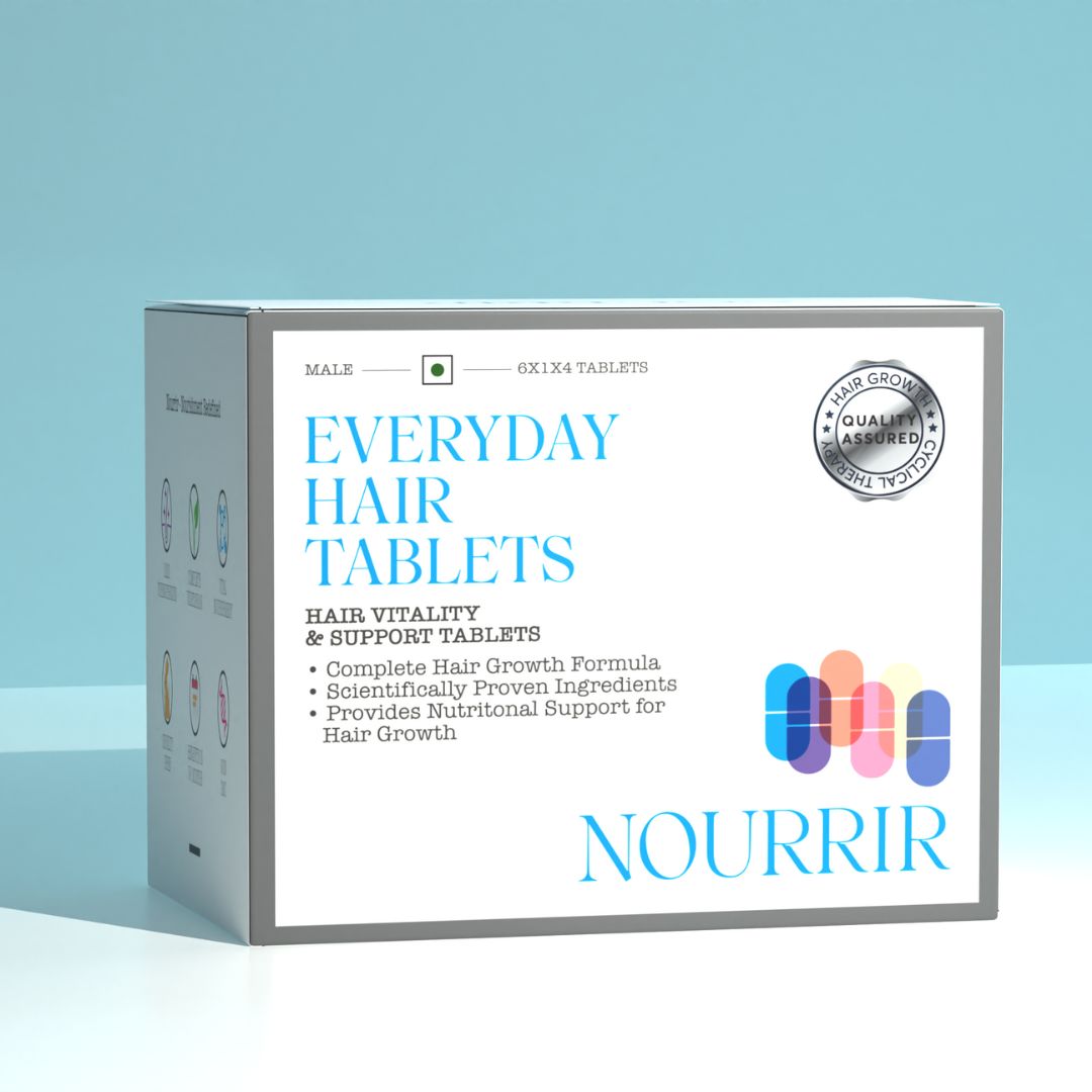 Everyday Hair Health Tablets (Male) - For Hair Growth & Reduction In H ...